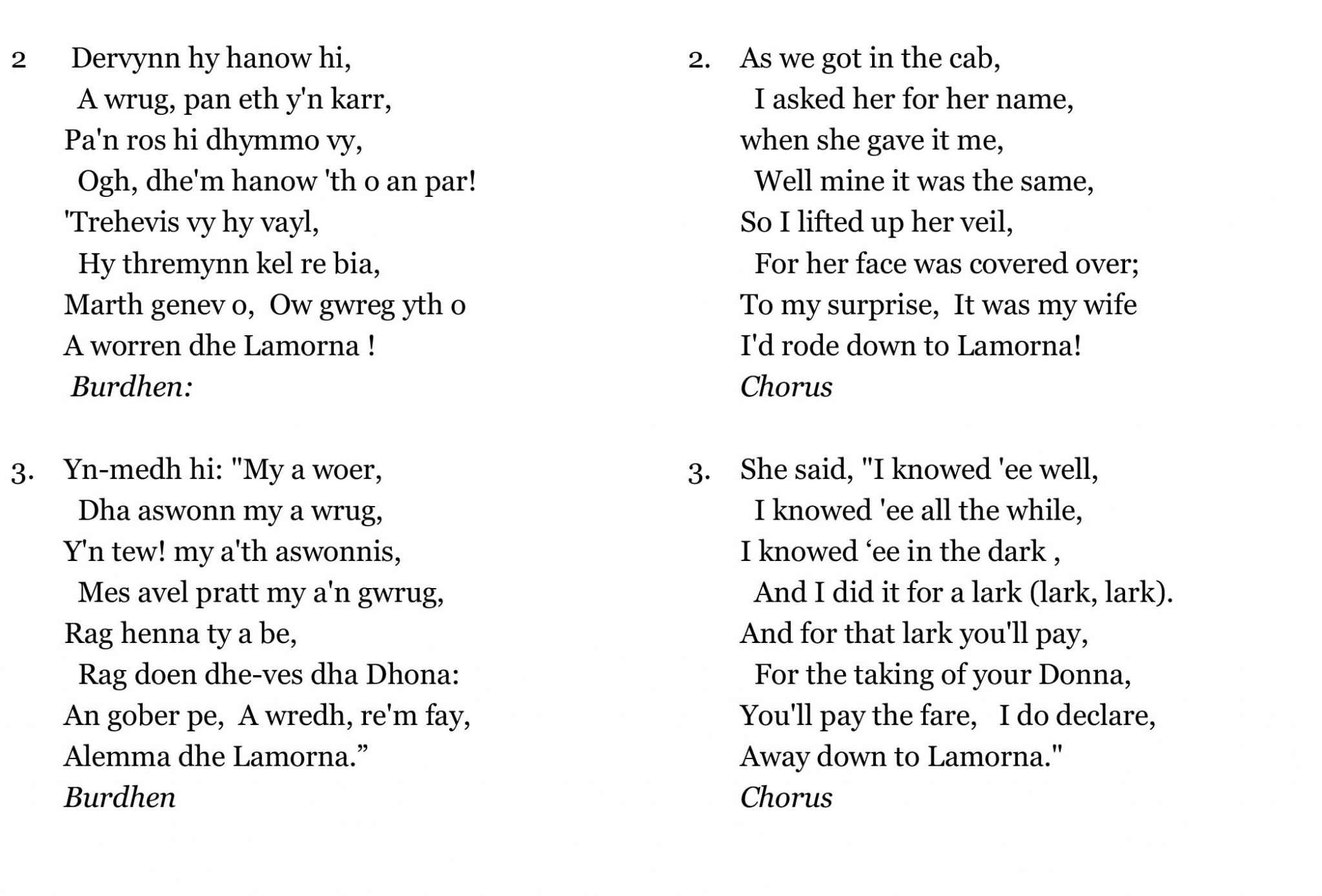 Lamorna - Cornish National Music Archive