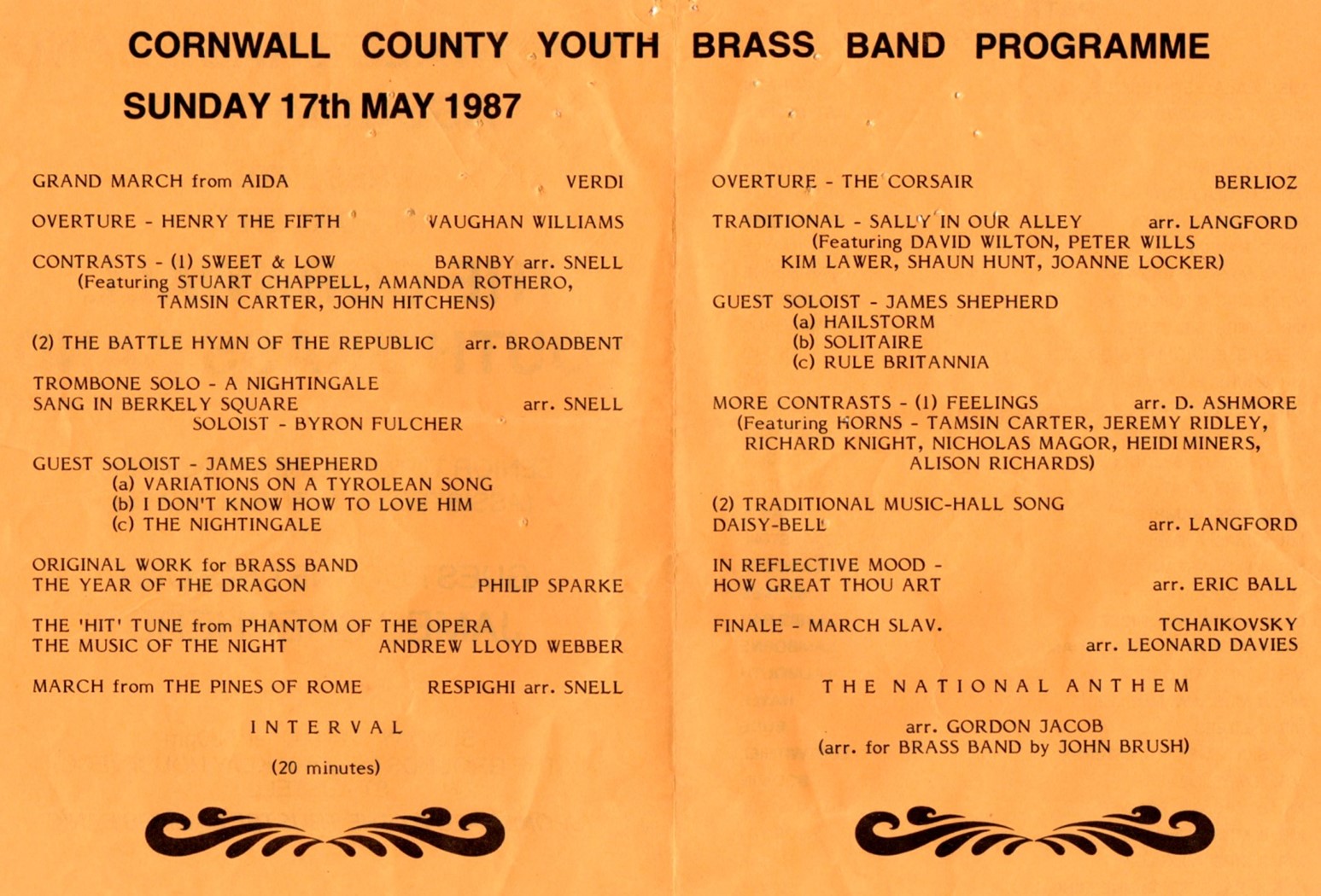 Cornwall Youth Brass Band - Part 2 from 1981 to 2000 - Cornish National ...