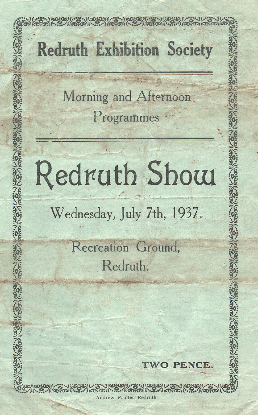 Redruth Brass Bands - Cornish National Music Archive