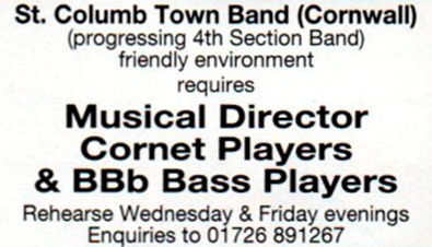 St Columb Brass Band - Cornish National Music Archive