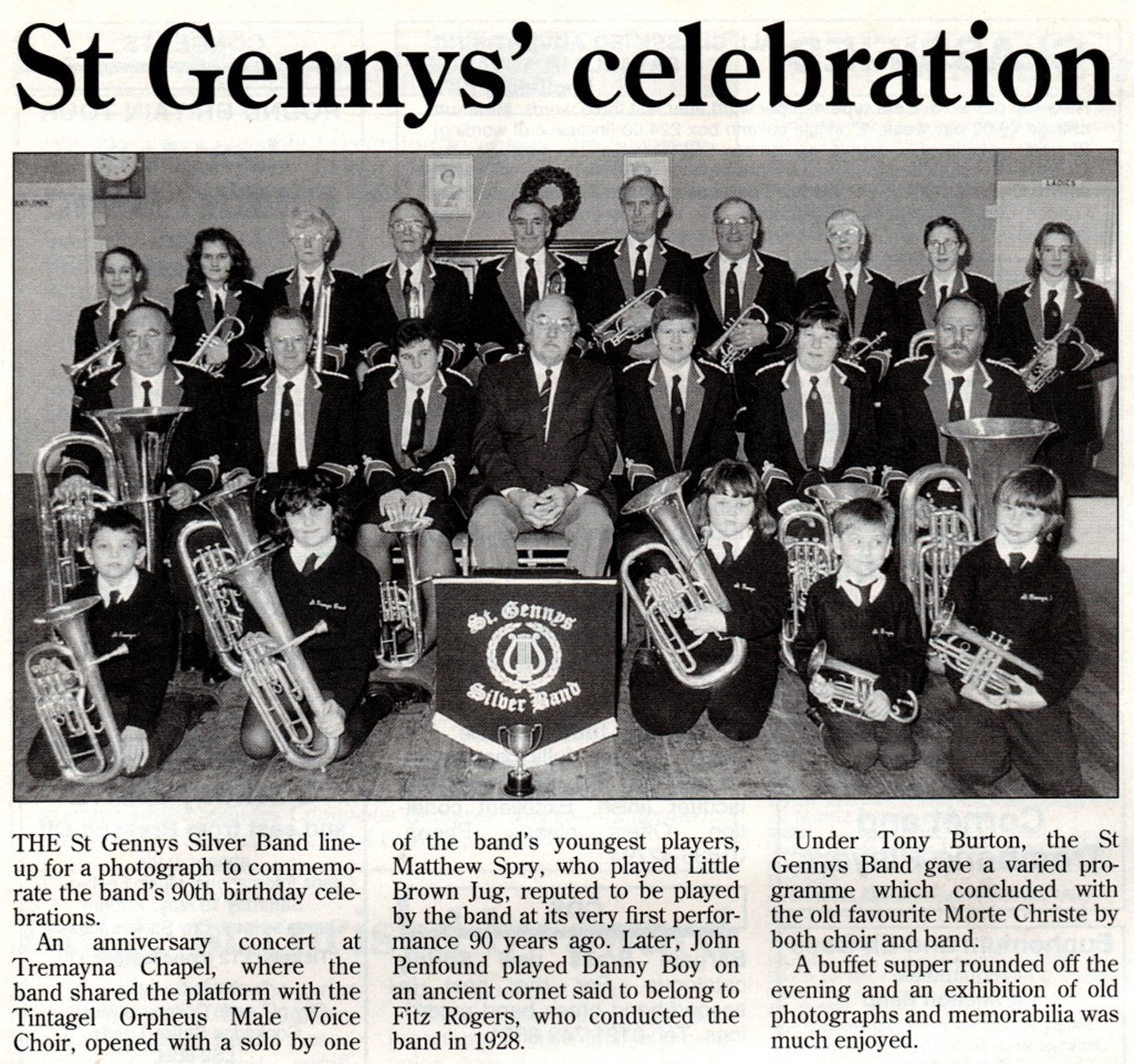 St Gennys Brass Band - Cornish National Music Archive