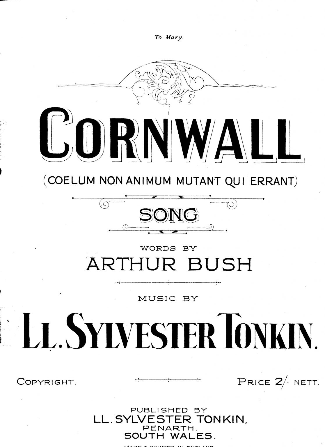Cornwall - Cornish National Music Archive