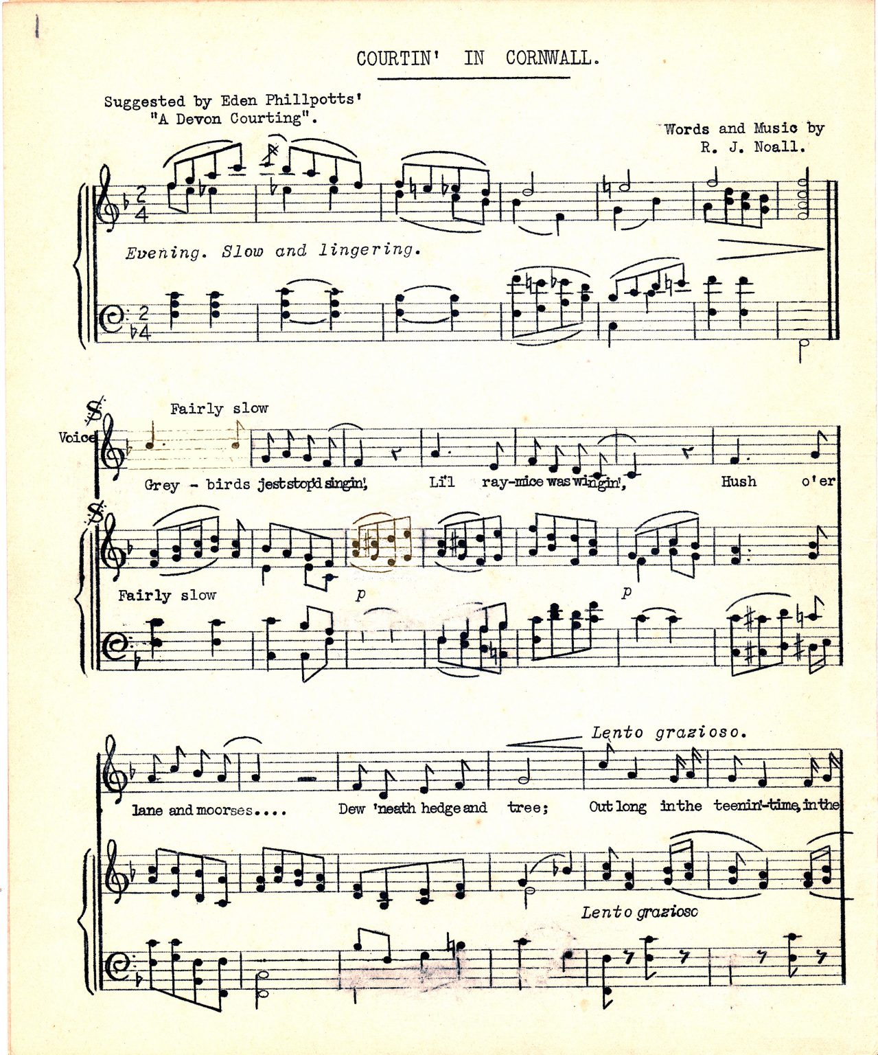 Courtin' in Cornwall - Cornish National Music Archive