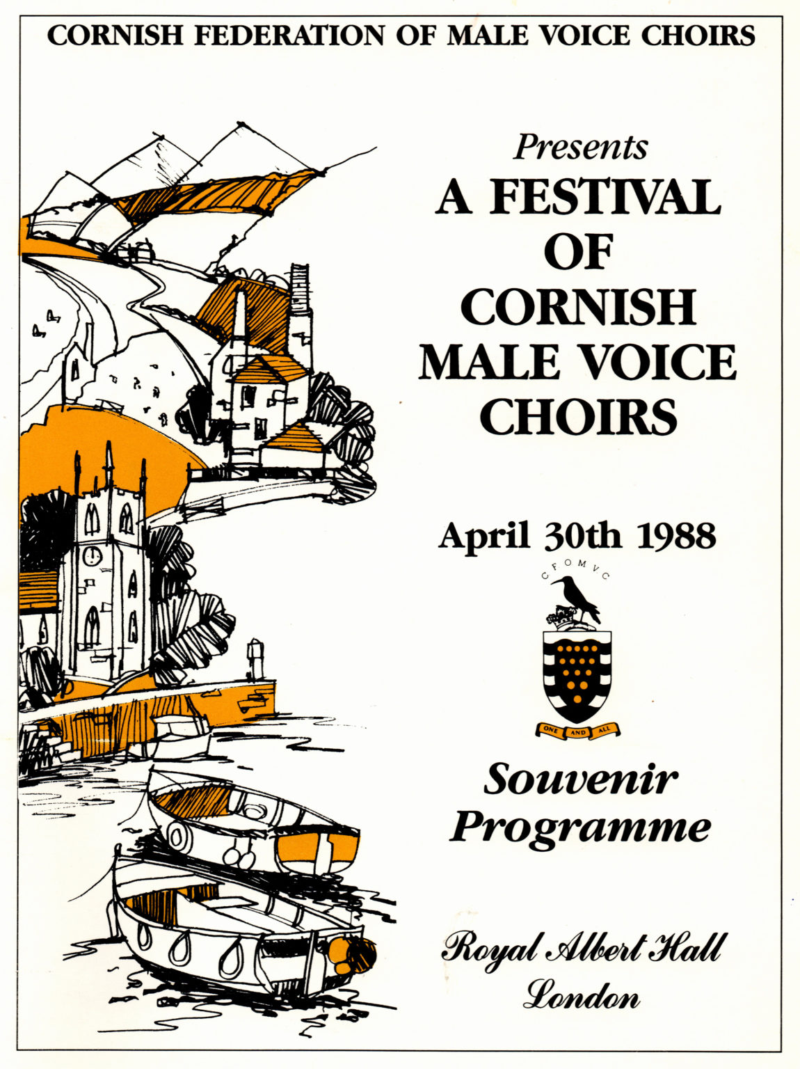 Festival of Cornish Male Voice Choirs - Royal Albert Hall 1988 ...